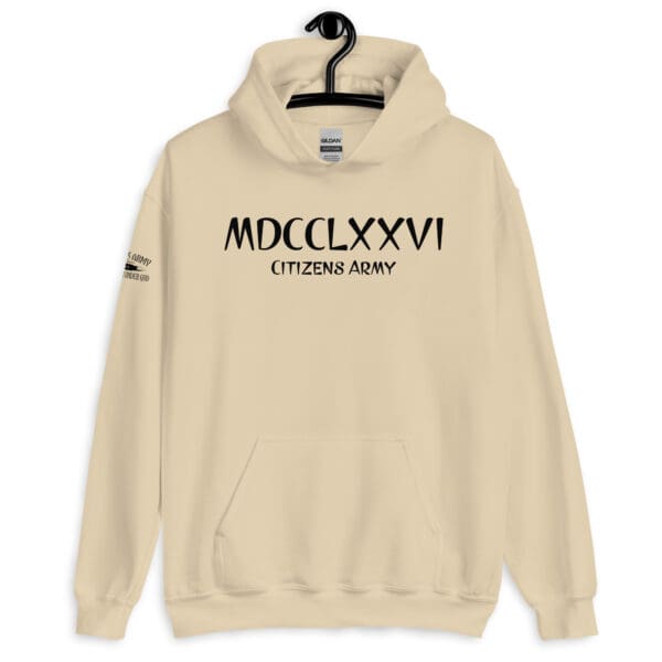 Women's MDCCLXXVI (1776) CLASSIC Hoodie (Dark Font) - Citizens Army ...